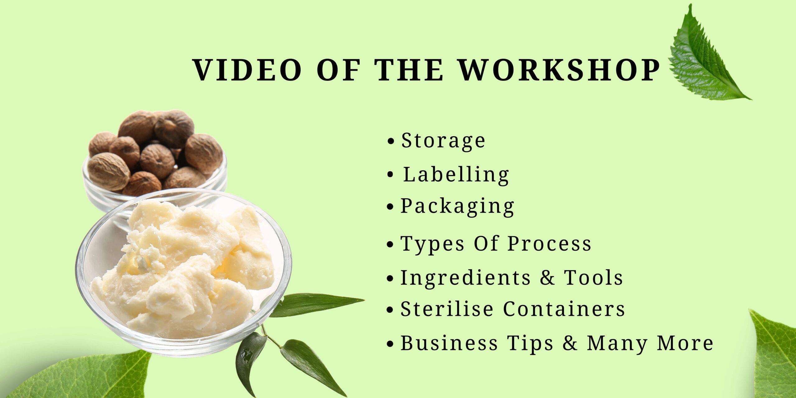 Body butter Workshop – Svadha